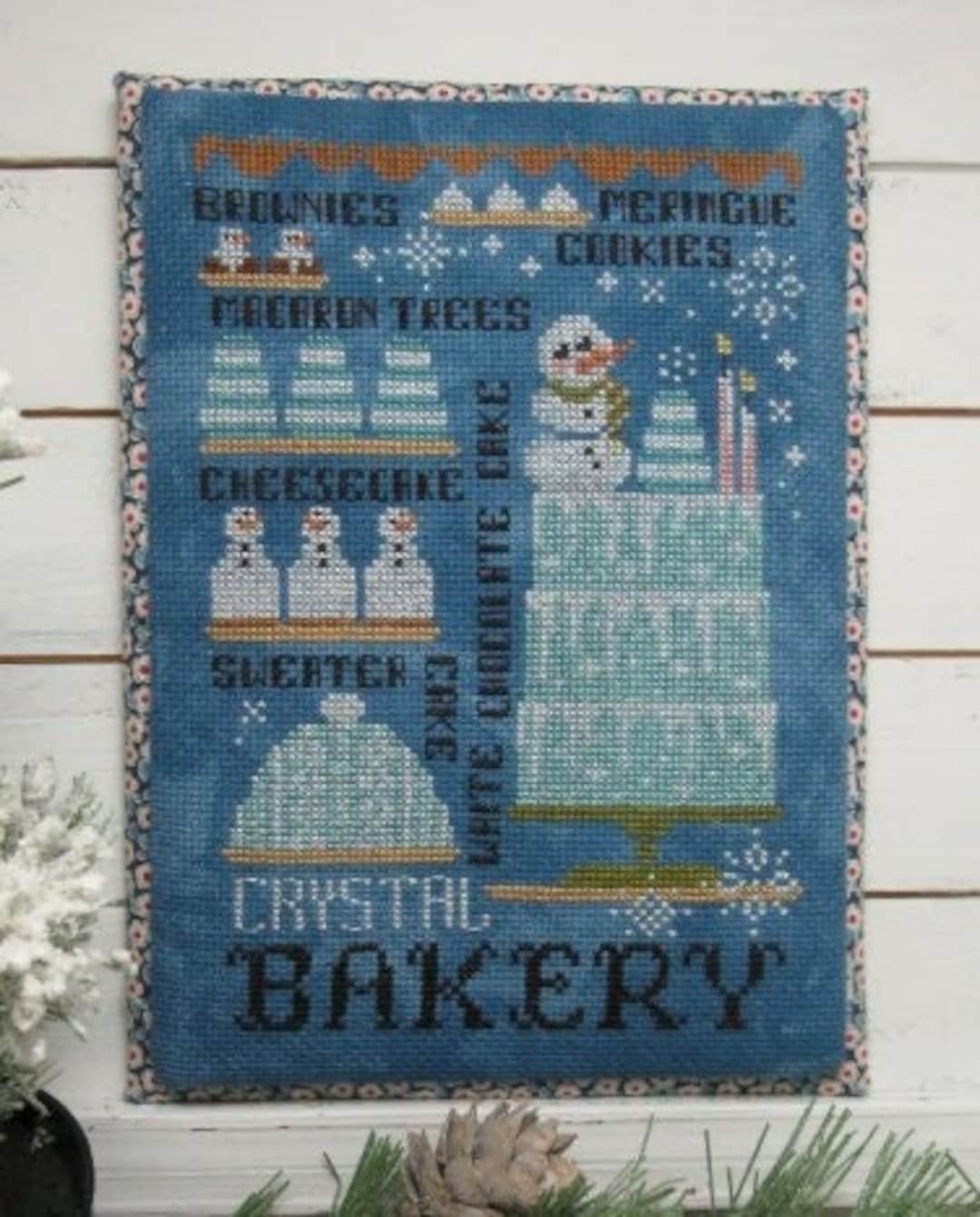 Counted Cross Stitch Pattern, Crystal Bakery, at the Bakery Series ...