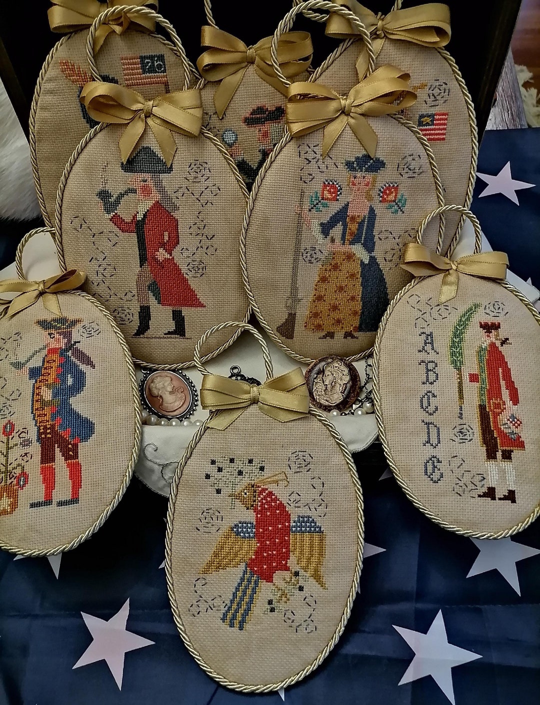 Counted Cross Stitch Pattern, Quirky Frakturs 2025, Americana, Fraktur ...