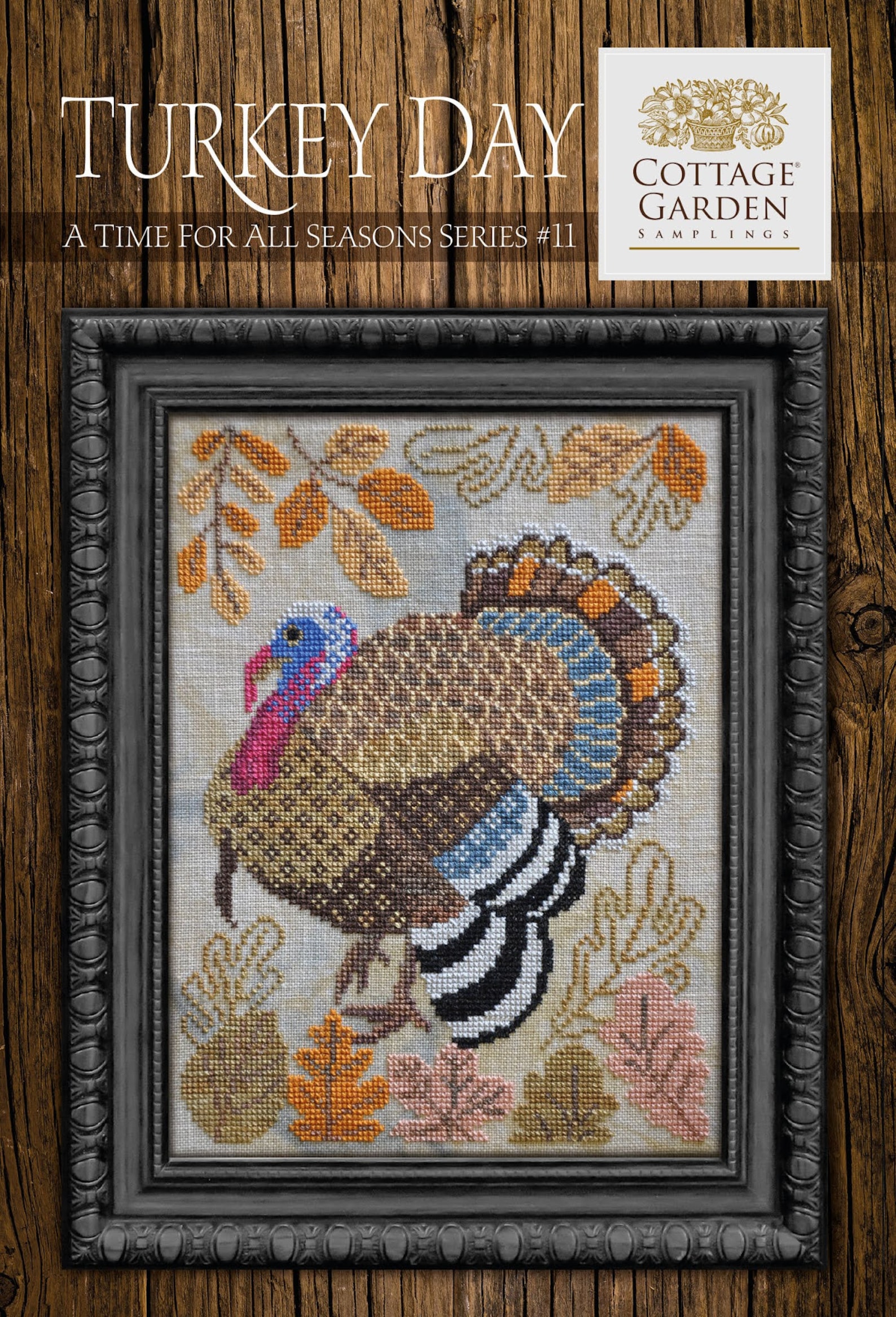 Counted Cross Stitch Pattern Turkey Day Thanksgiving A Time | Etsy