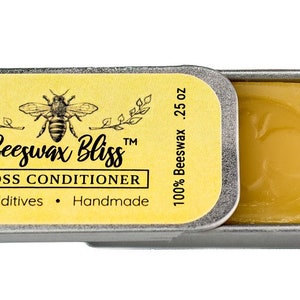 Pre-order, Beeswax Bliss, Slide Lid Tin, Floss Conditioner, 100% Natural Beeswax, Thread ...