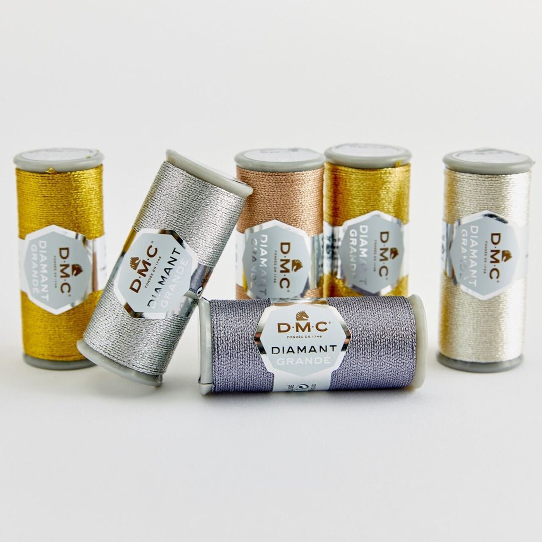 DMC Diamant Grande, Metallic Thread, Metallic Thread, Embroidery Thread ...