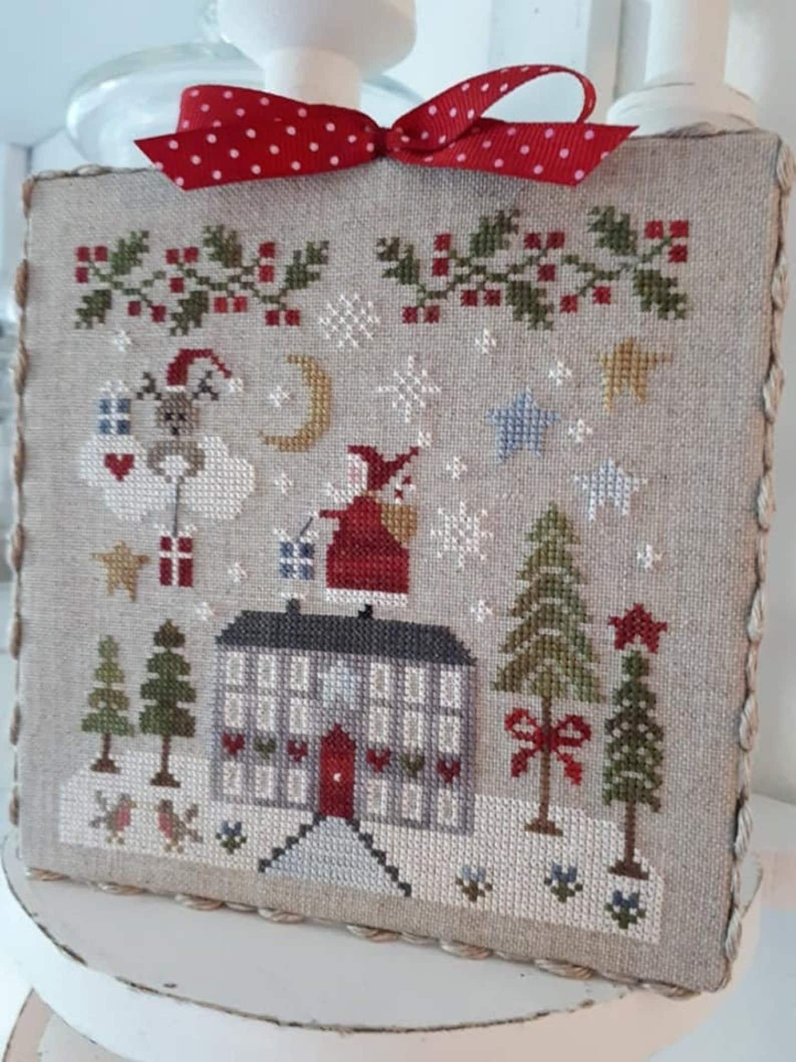 Counted Cross Stitch Pattern Merry Christmas Christmas | Etsy