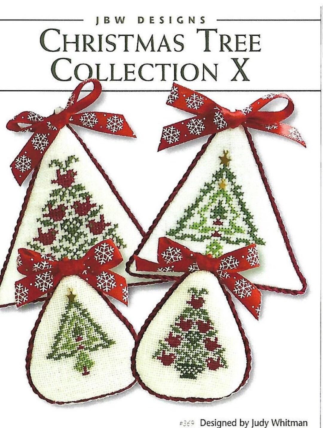 Counted Cross Stitch Pattern, Christmas Tree Collection X, Christmas ...