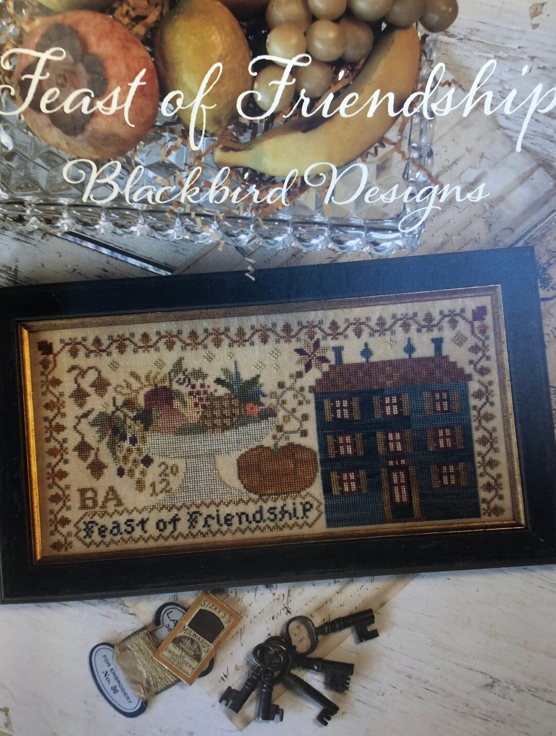 Counted Cross Stitch Pattern, Feast of Friendship, Sampler ...