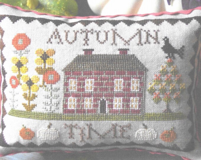 Counted Cross Stitch Pattern, Autumn Time, Fall Decor, Sunflowers ...