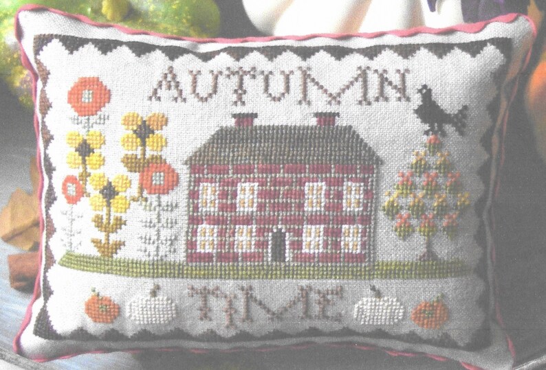 Counted Cross Stitch Pattern Autumn Time Fall Decor - Etsy