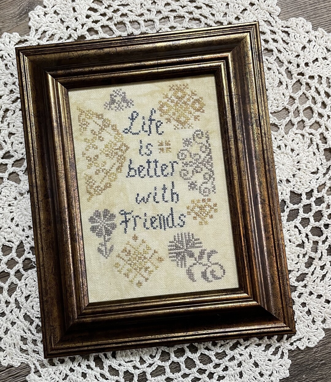 Counted Cross Stitch Pattern, Quaker Friends, Inspirational, Quaker ...