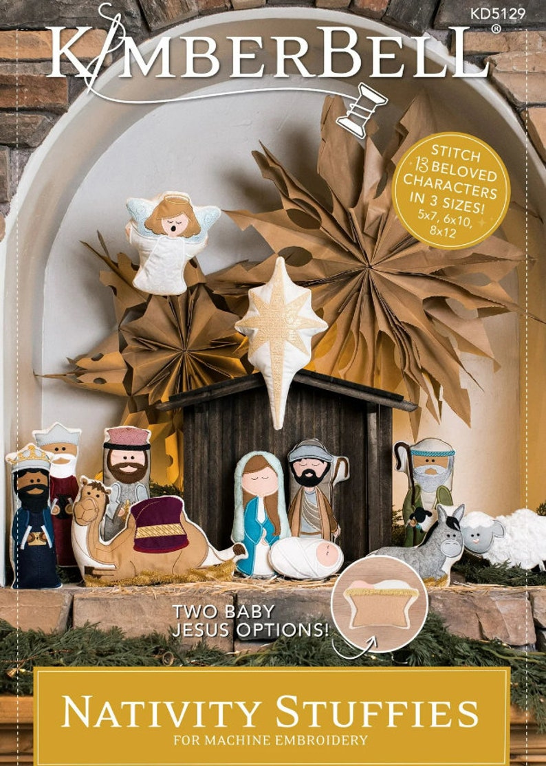 Machine Embroidery CD, Nativity Stuffies, Christmas Ornaments, Nativity ...