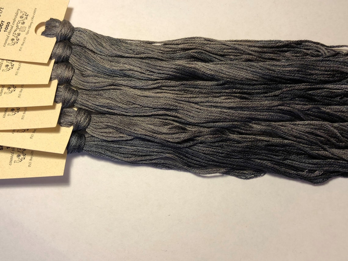 Gentle Art, Sampler Threads, Soot, #1050, 10 YARD Skein, Embroidery ...