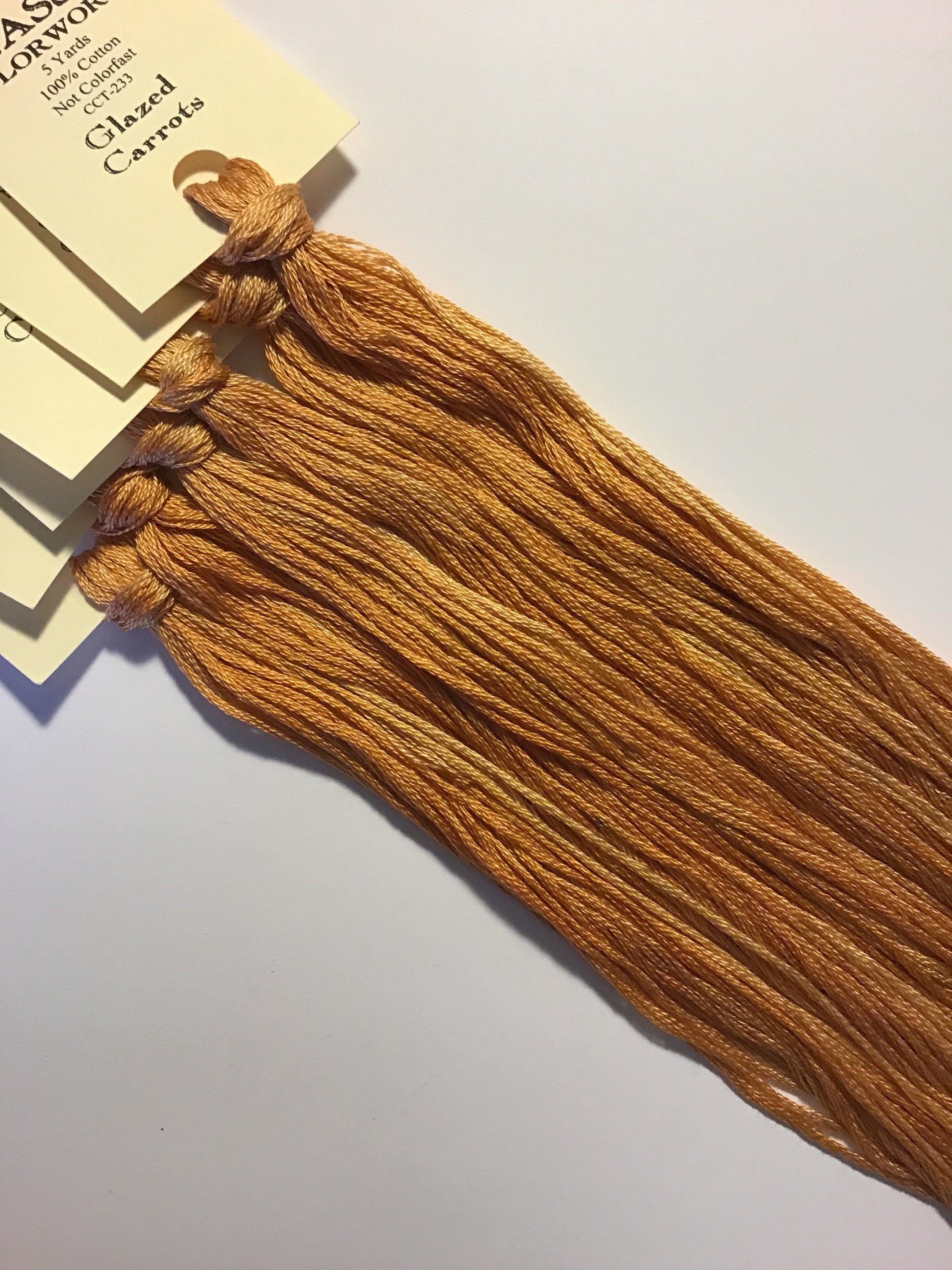 Classic Colorworks, Glazed Carrots, CCT-233, 5 YARD Skein, Hand Dyed ...