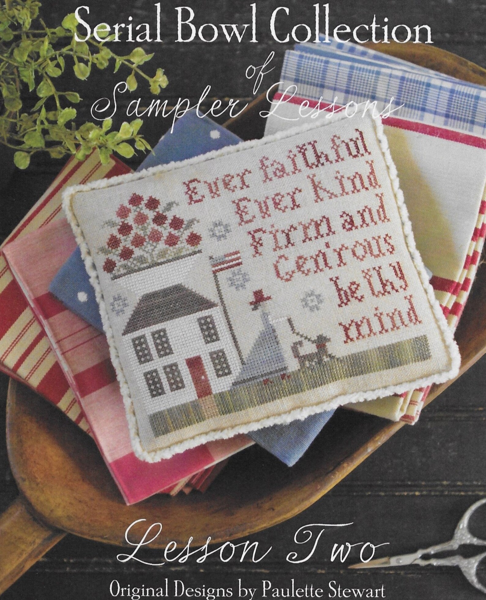 Counted Cross Stitch Pattern Serial Bowl Collection Lesson - Etsy