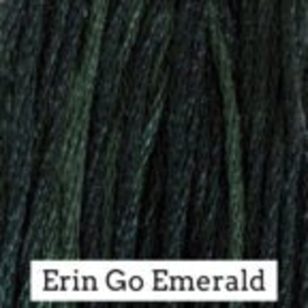 Classic Colorworks, Erin Go Emerald, CCT-165, 5 YARD Skein, Hand Dyed ...