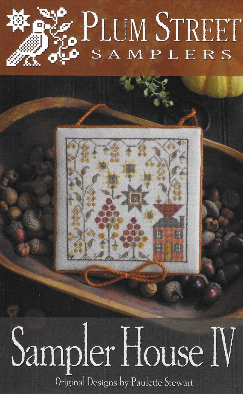 Counted Cross Stitch Pattern Sampler House IV Summer Decor - Etsy