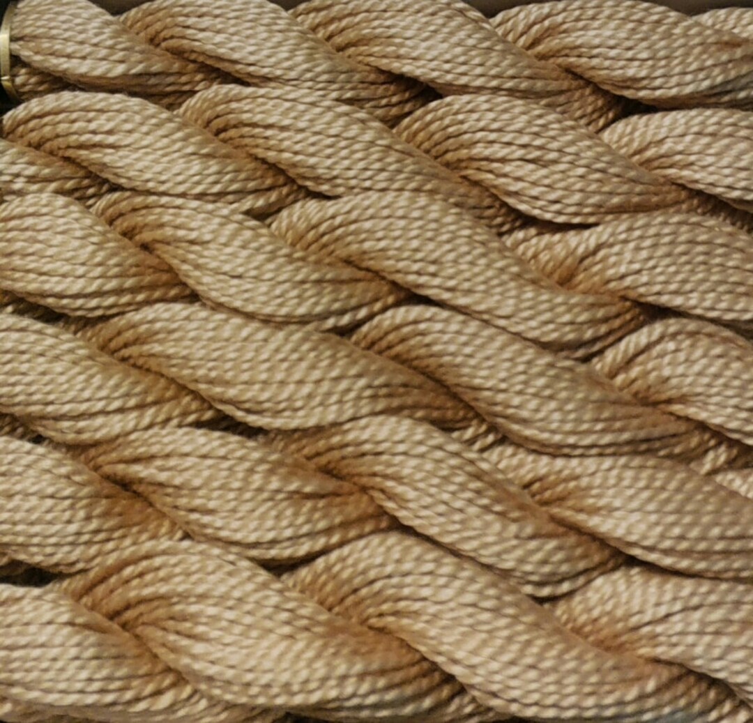 DMC Pearl Cotton, Size 5, DMC 738, Very Light Tan, Perle Cotton ...