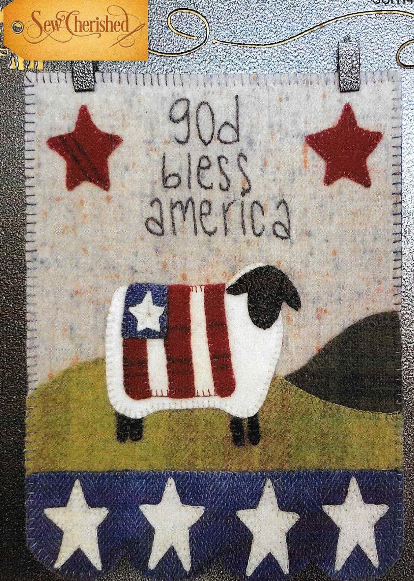 Wool Applique Pattern Simply Sheep Wool Wallhanging - Etsy