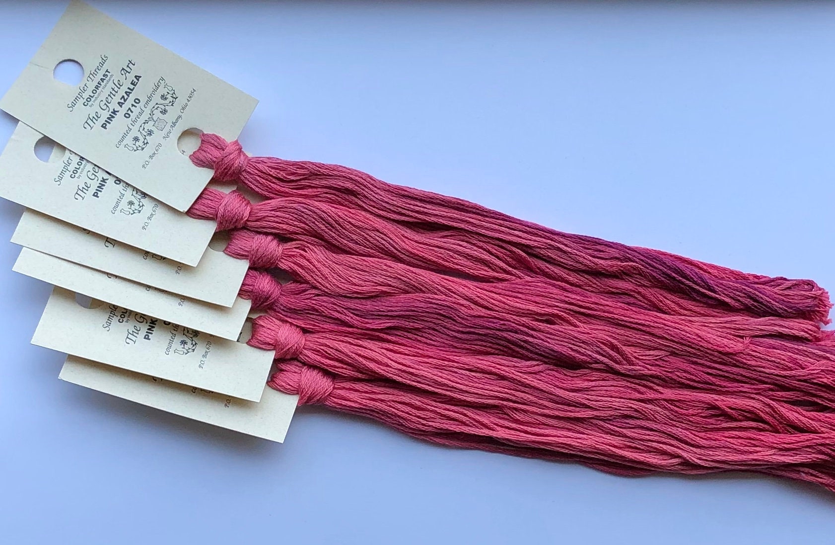 Gentle Art, Sampler Threads, Pink Azalea, #0710, 10 YARD Skein ...