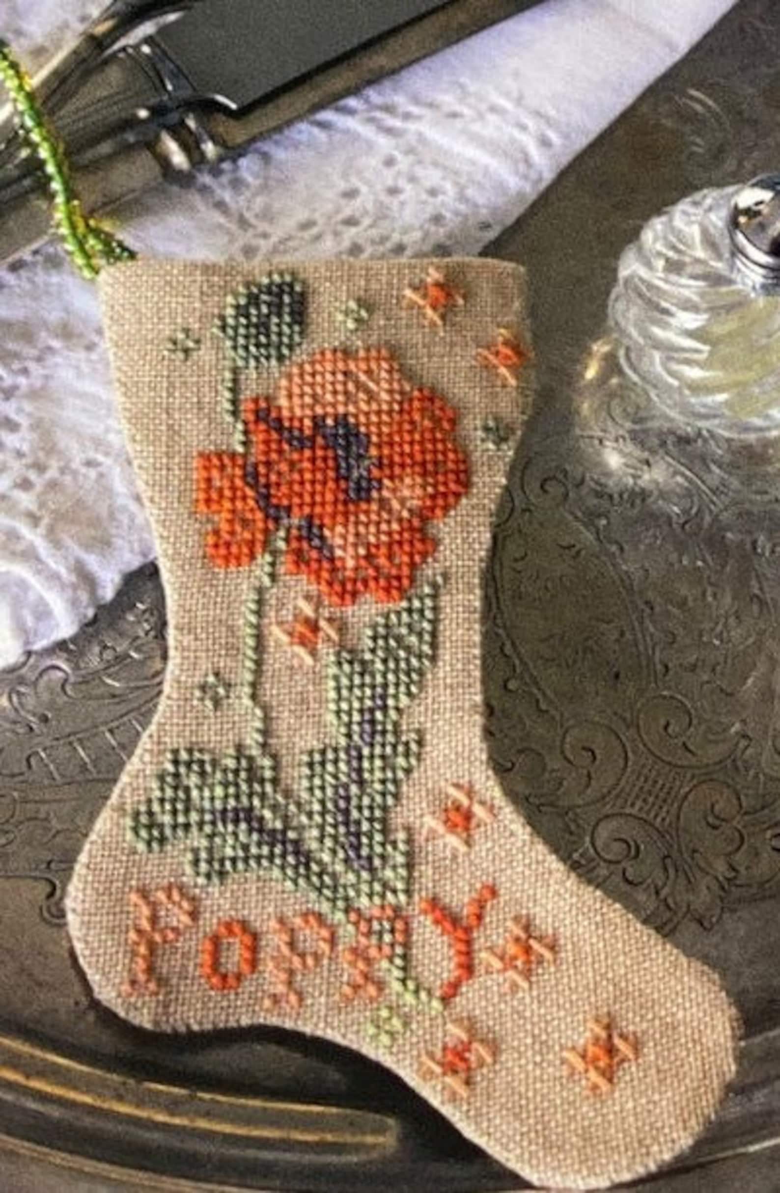 Counted Cross Stitch Pattern Sweet August Fall Stockings - Etsy