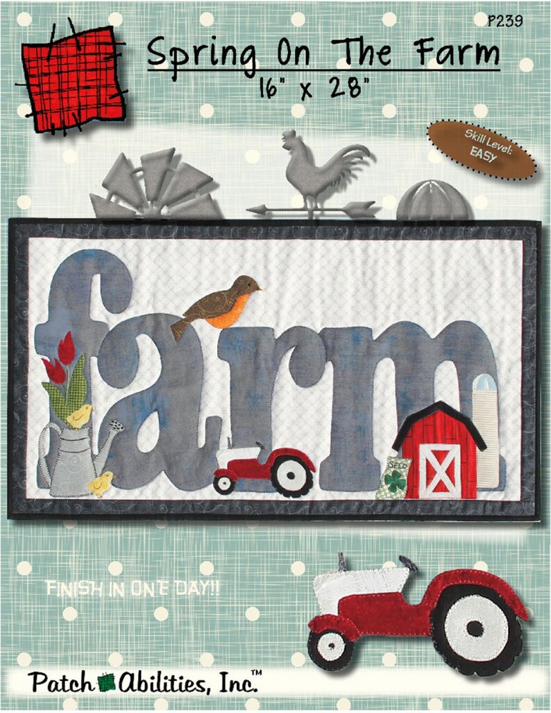 Quilt Pattern Fall Winter Spring Summer on the Farm - Etsy