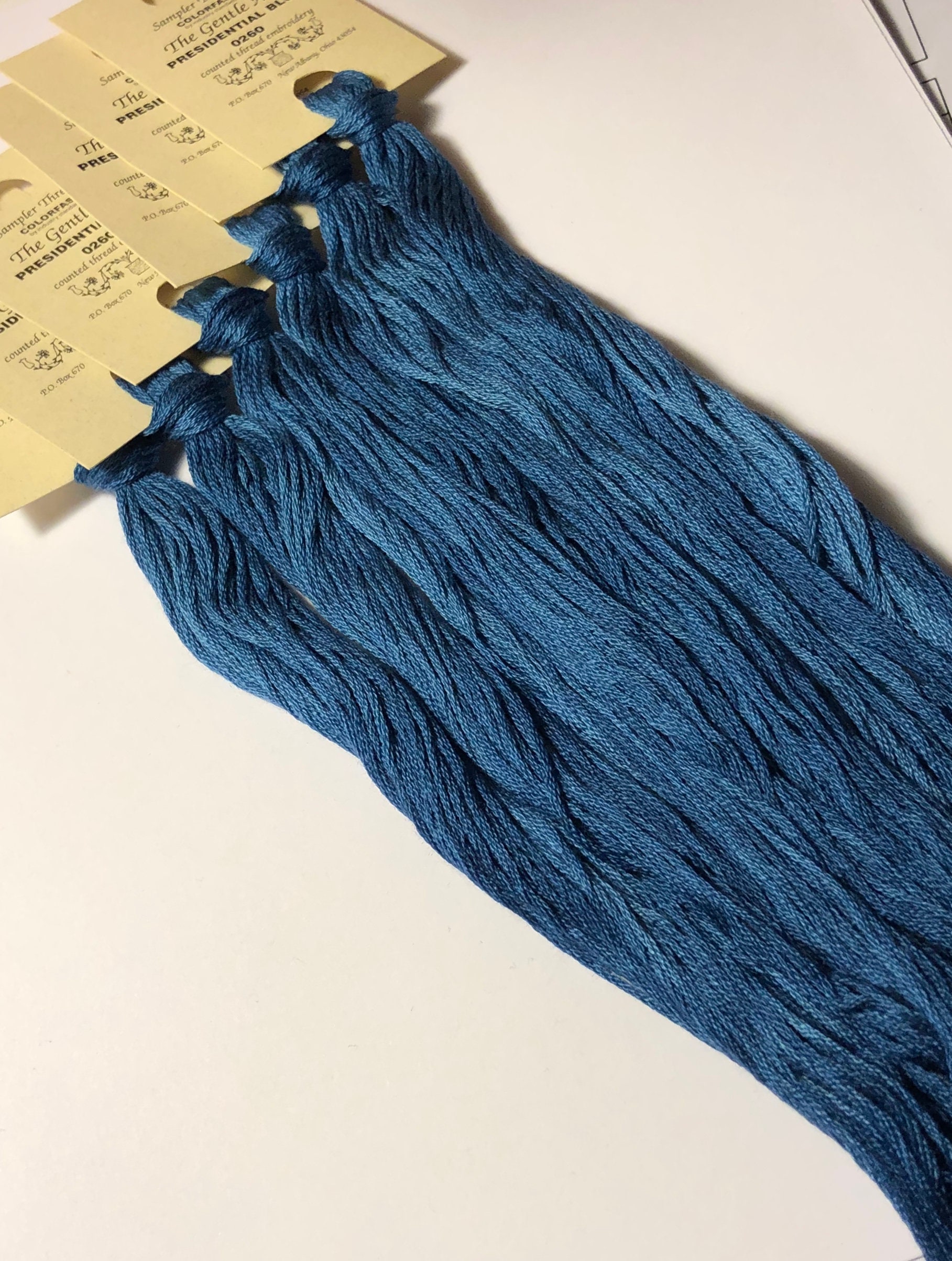Gentle Art, Simply Shaker Threads, Presidential Blue, #0260, 10 YARD ... Gentle Art, Simply Shaker Threads, Presidential Blue, #0260, 10 YARD ...