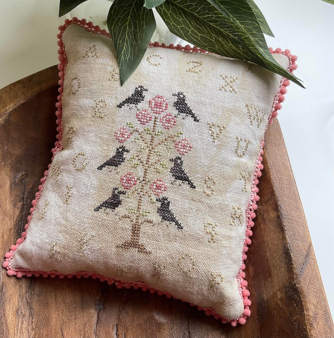 Counted Cross Stitch Pattern Crow Alphabet Sampler Crows - Etsy