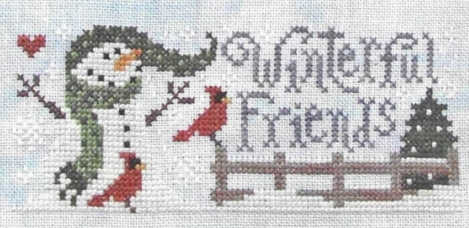Counted Cross Stitch Pattern Winterful Friends Winter | Etsy