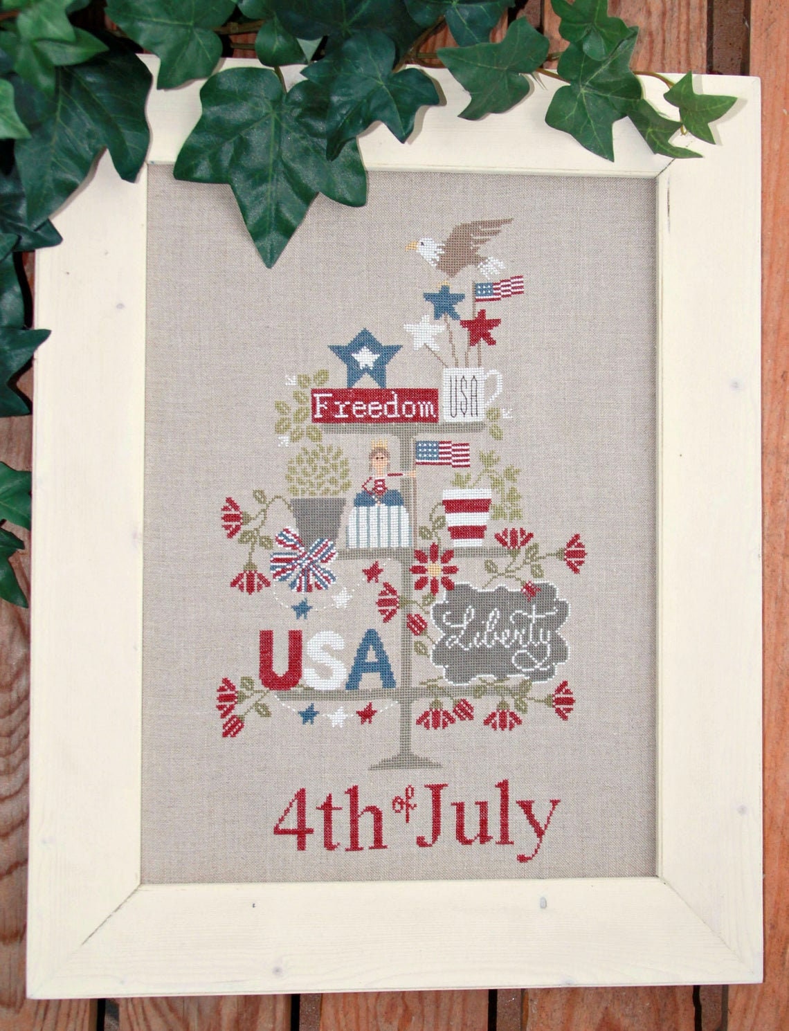 Counted Cross Stitch Pattern Celebrate 4th of July - Etsy
