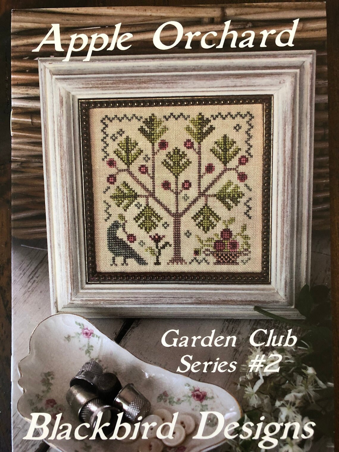 Counted Cross Stitch Pattern, Apple Orchard, Apple Tree, Apple Basket ...