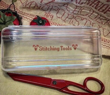Stitchers' Tool Box, Embroidery Notion, Clear, Hinged, Counted Cross ...