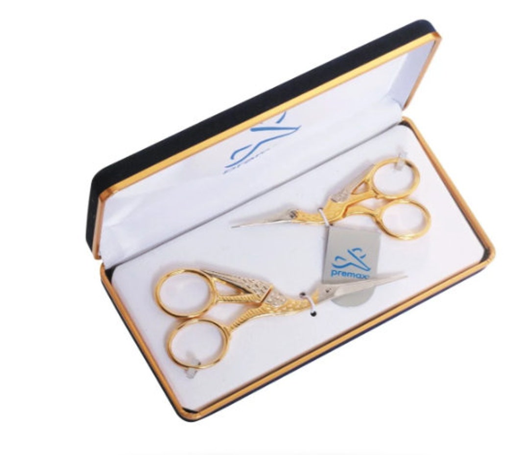 Stork Scissors, Embroidery Scissor, Premax Scissors, Scissor Gift Set ...