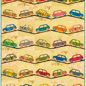 Quilt Pattern, Sweet Ride, Lap Quilt, Boy Quilt, Car Applique, Applique ...