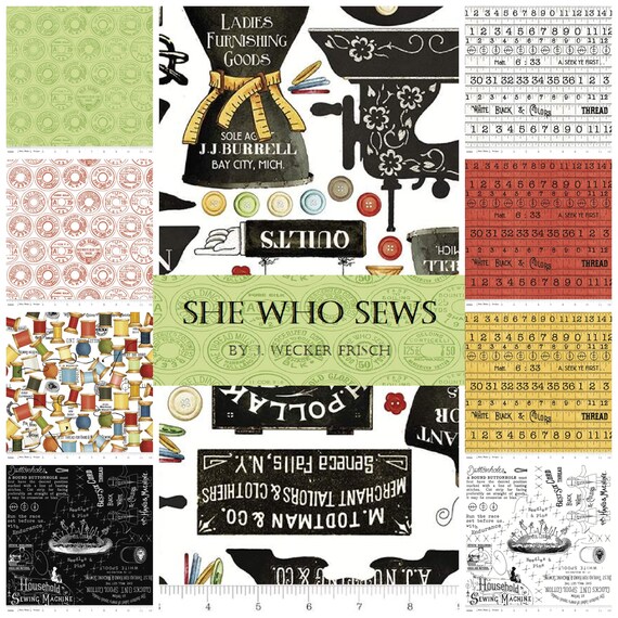 Sewing Themed Fabric