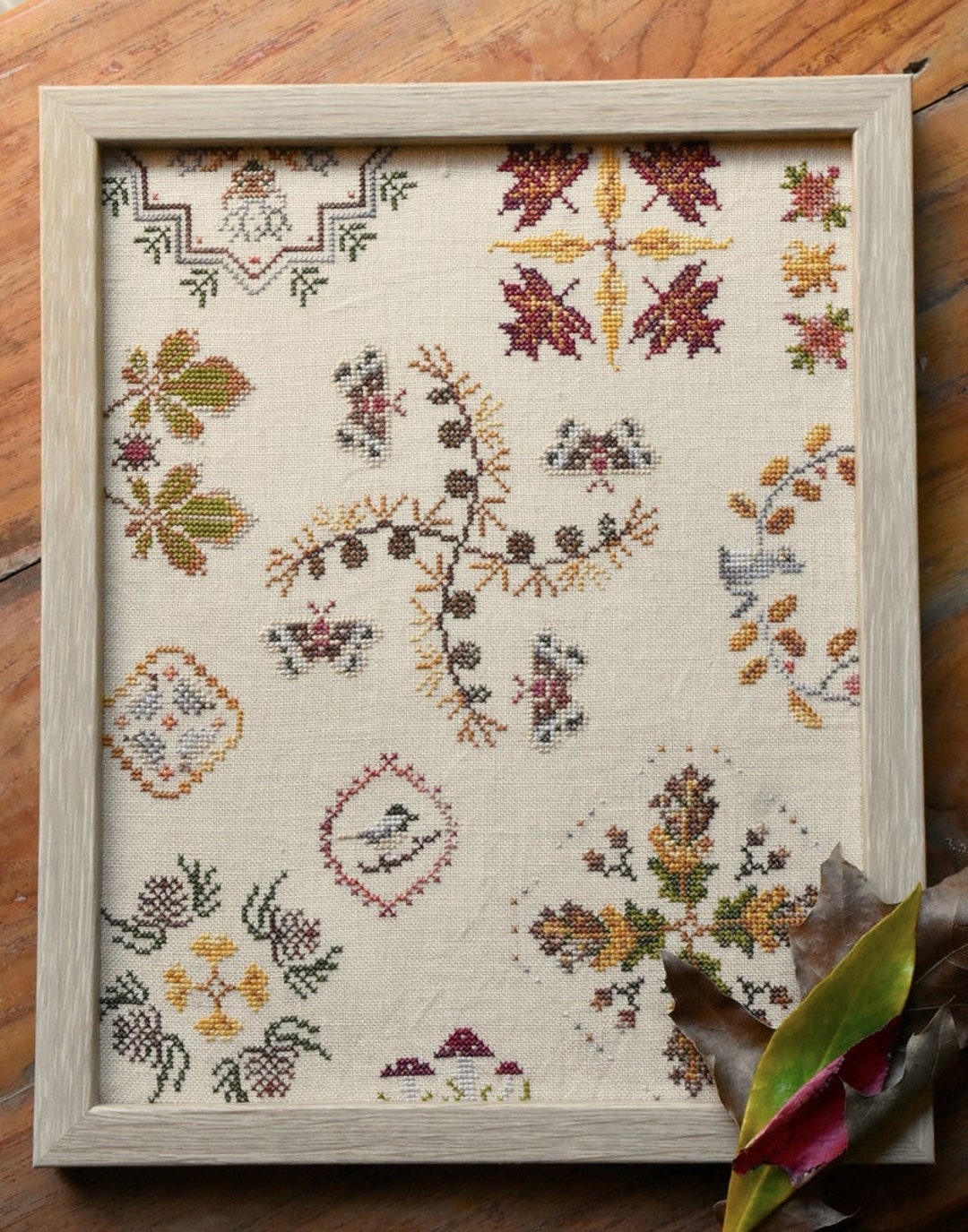 Counted Cross Stitch Pattern, Falling Leaves, Northern Australian ...