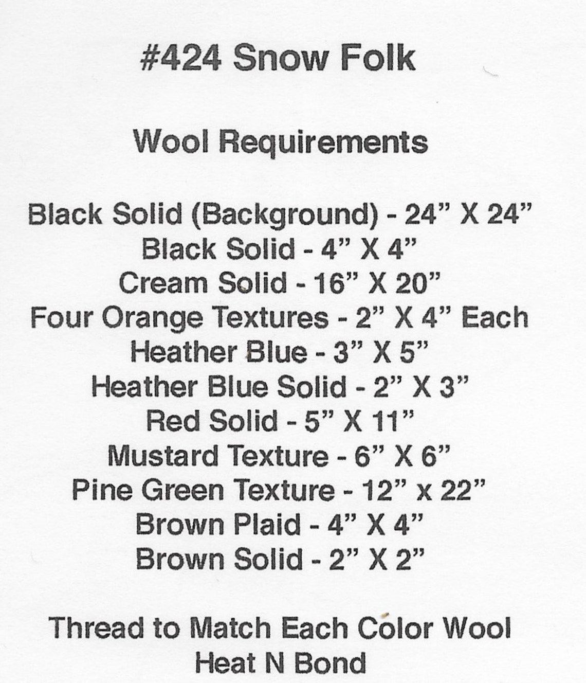 Wool Applique Pattern Snow Folk Snowmen Winter Decor - Etsy