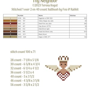 Counted Cross Stitch Pattern, Humble Cottage, Folk Art, Primitive, Early American Folk Art ...