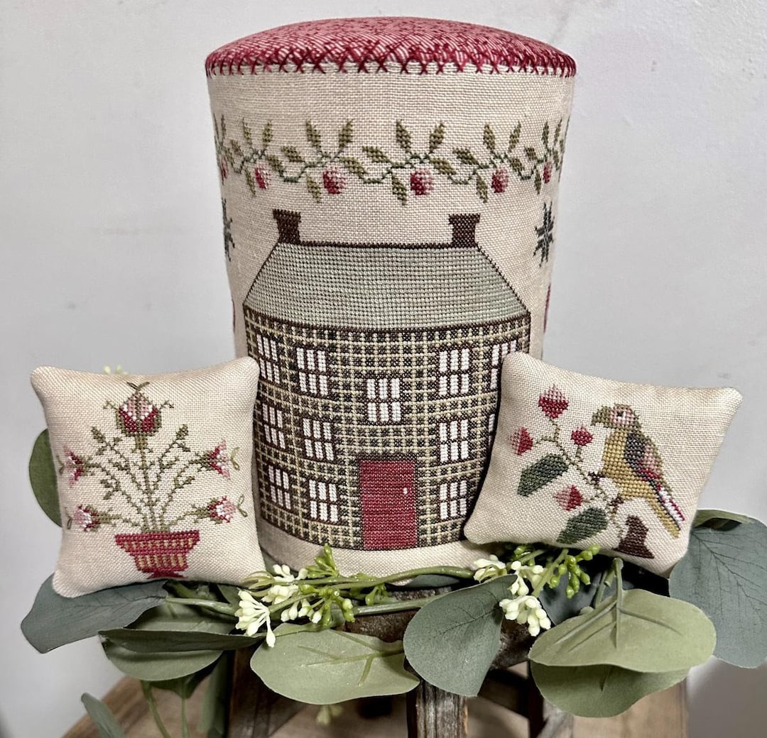 Counted Cross Stitch Pattern, Ann Harper Pin Drum, Companion Piece, Pin ...