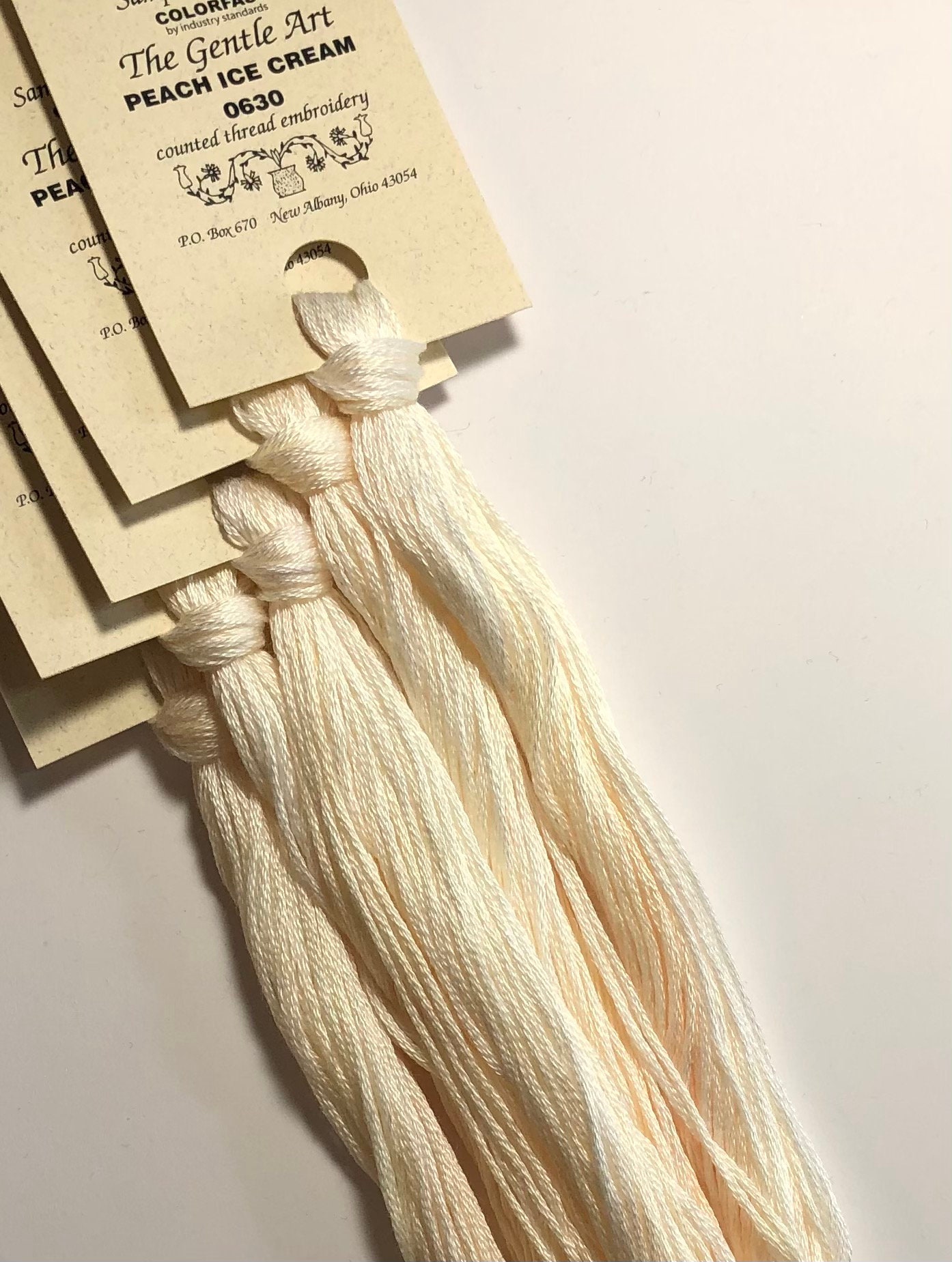 Gentle Art, Simply Shaker Threads, Peach Ice Cream, #0360, 10 YARD ...