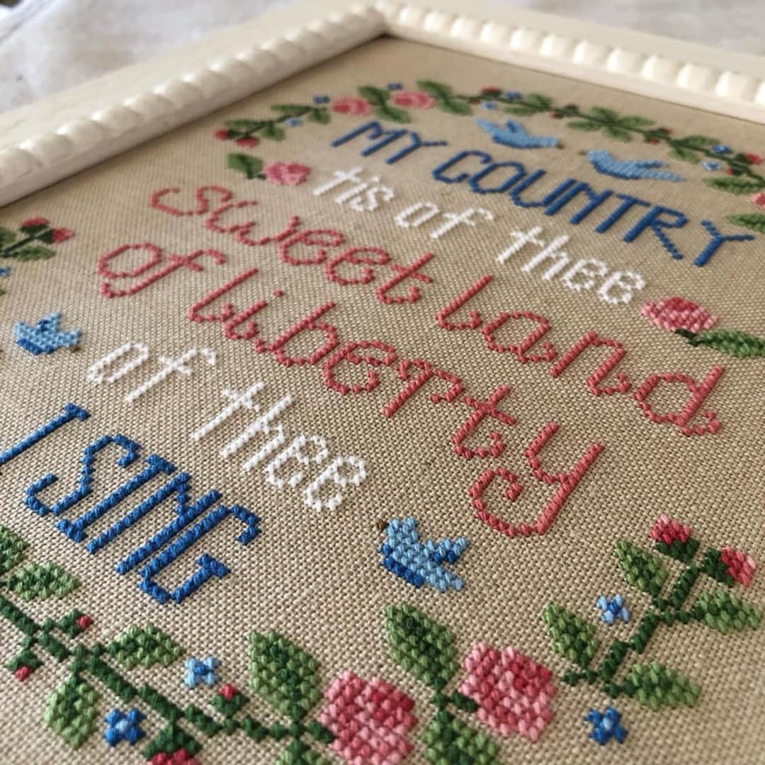 Counted Cross Stitch, My Country, Cross Stitch Patterns, Patriotic ...
