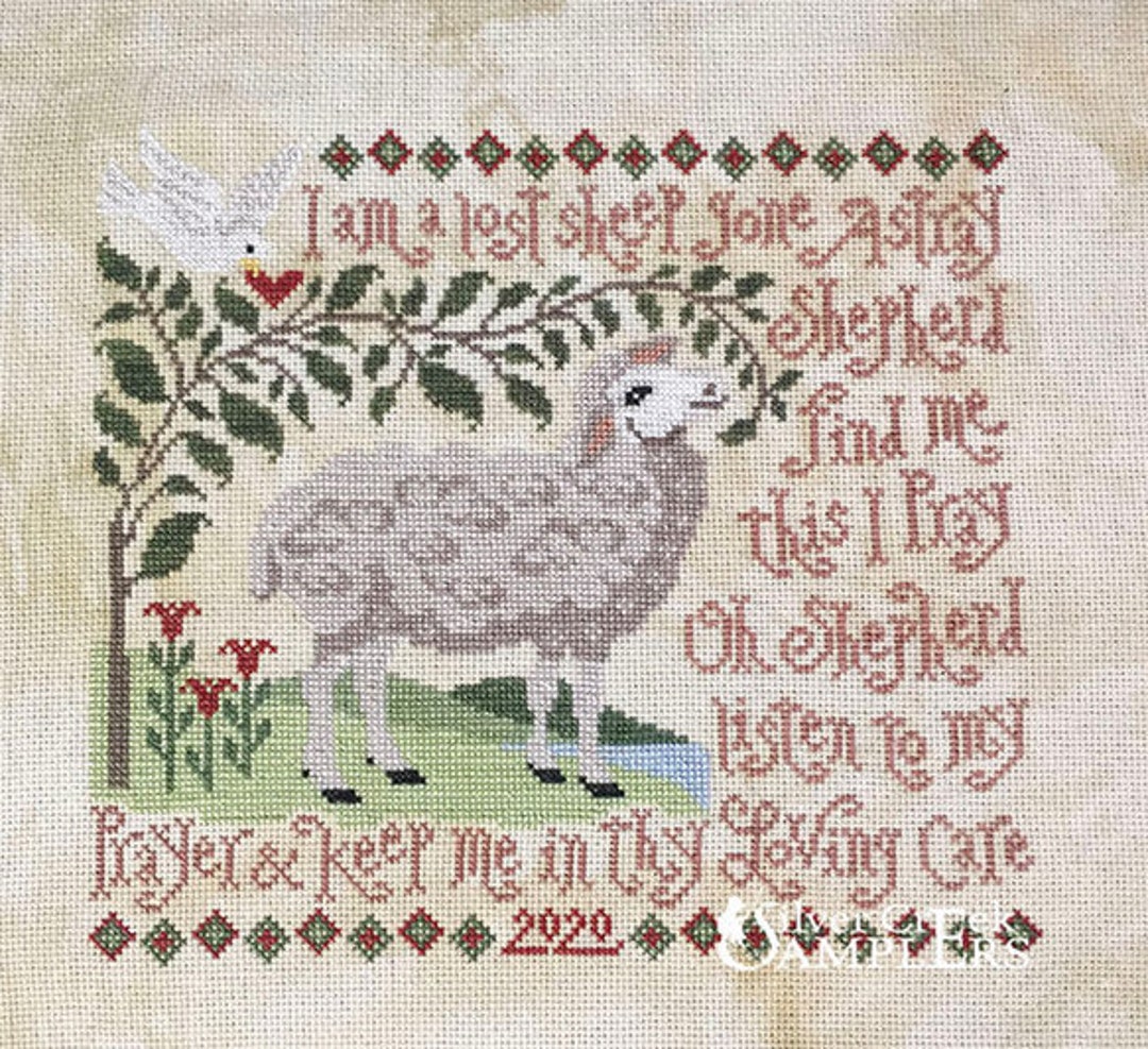 Counted Cross Stitch Pattern, Lost and Found, Inspirational Sampler ...