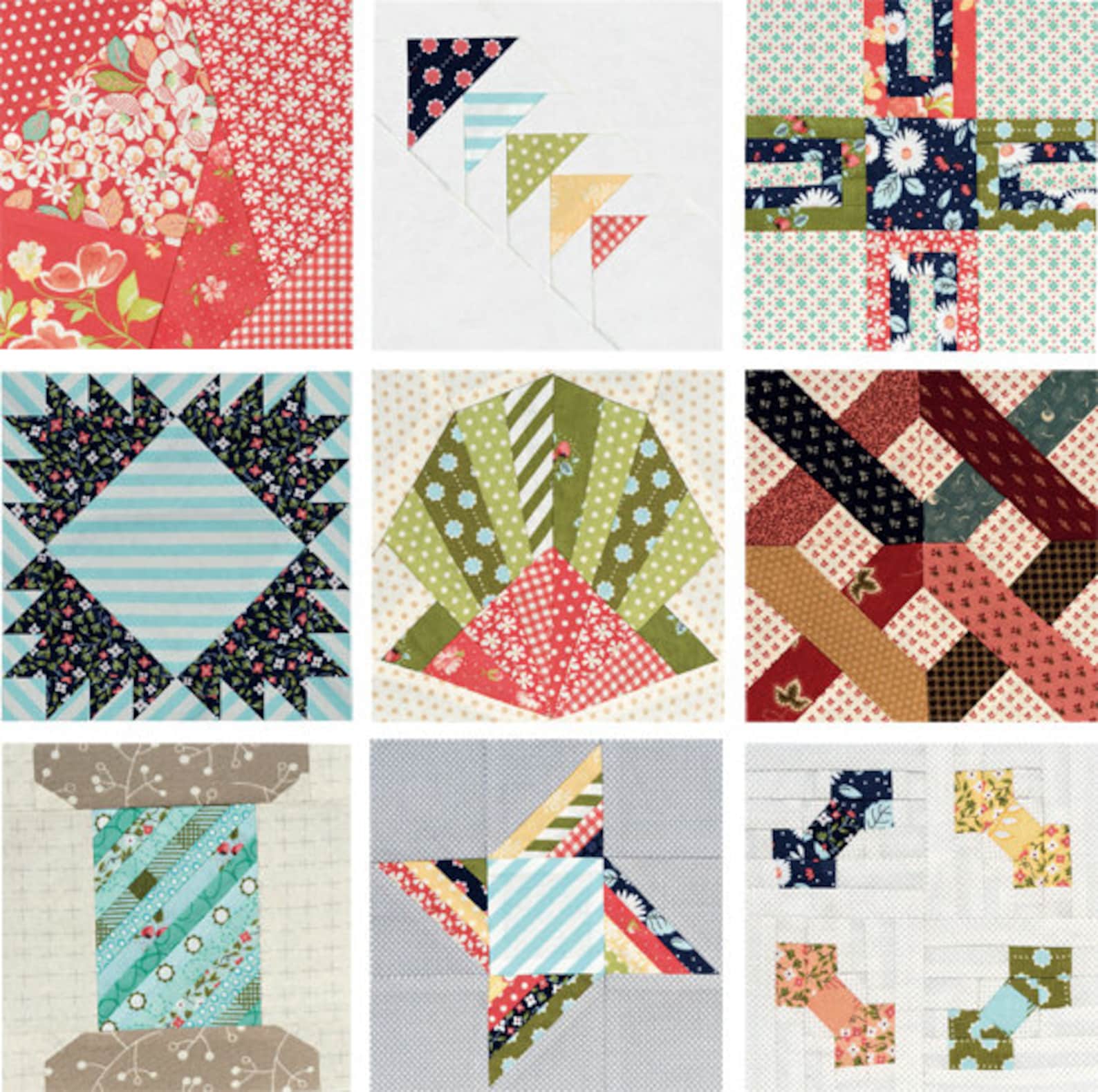 Quilt Book the Splendid Sampler Quilt Patterns Sampler - Etsy