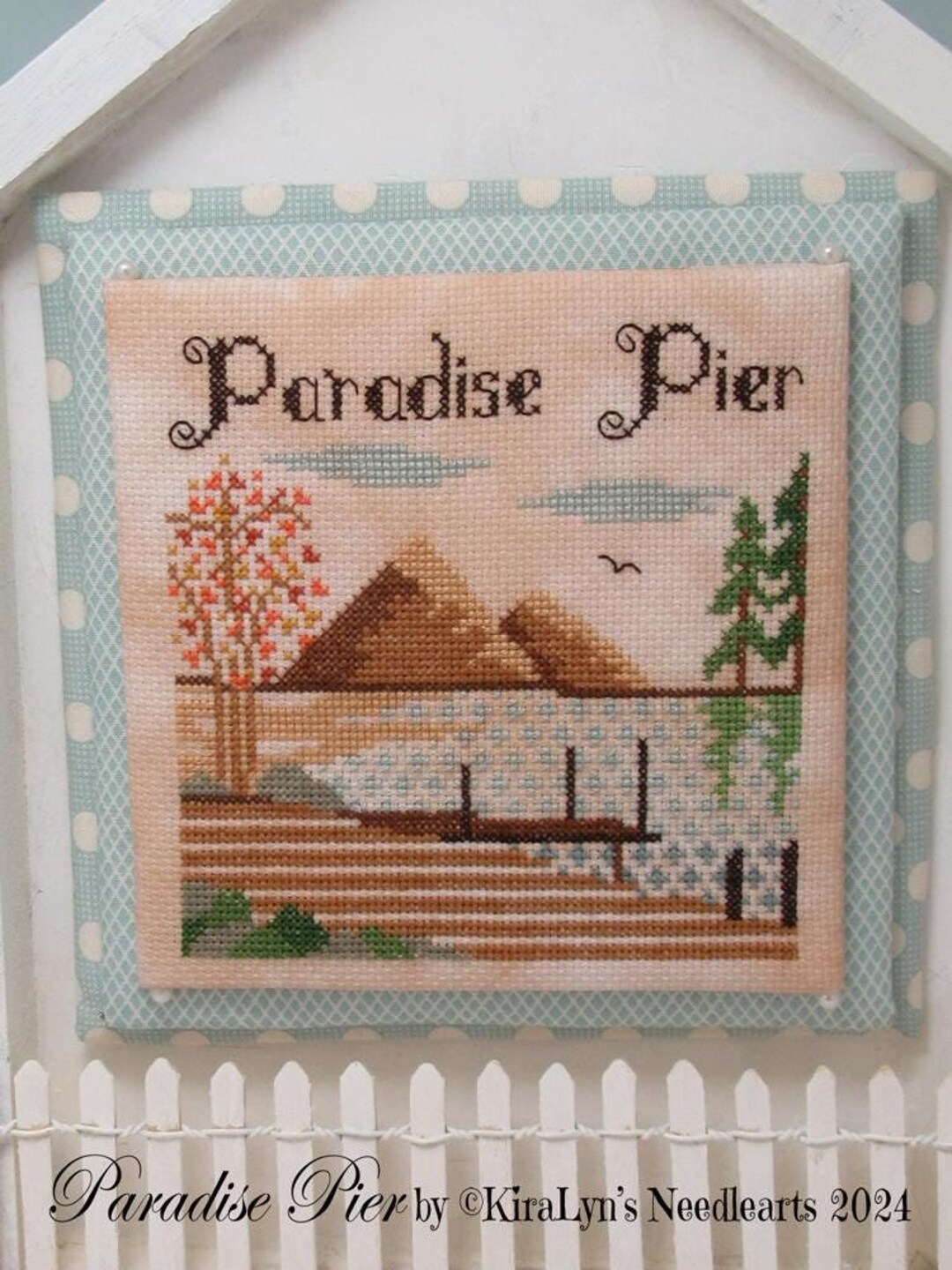 Counted Cross Stitch Pattern, Paradise Pier, at the Shore Collection ...