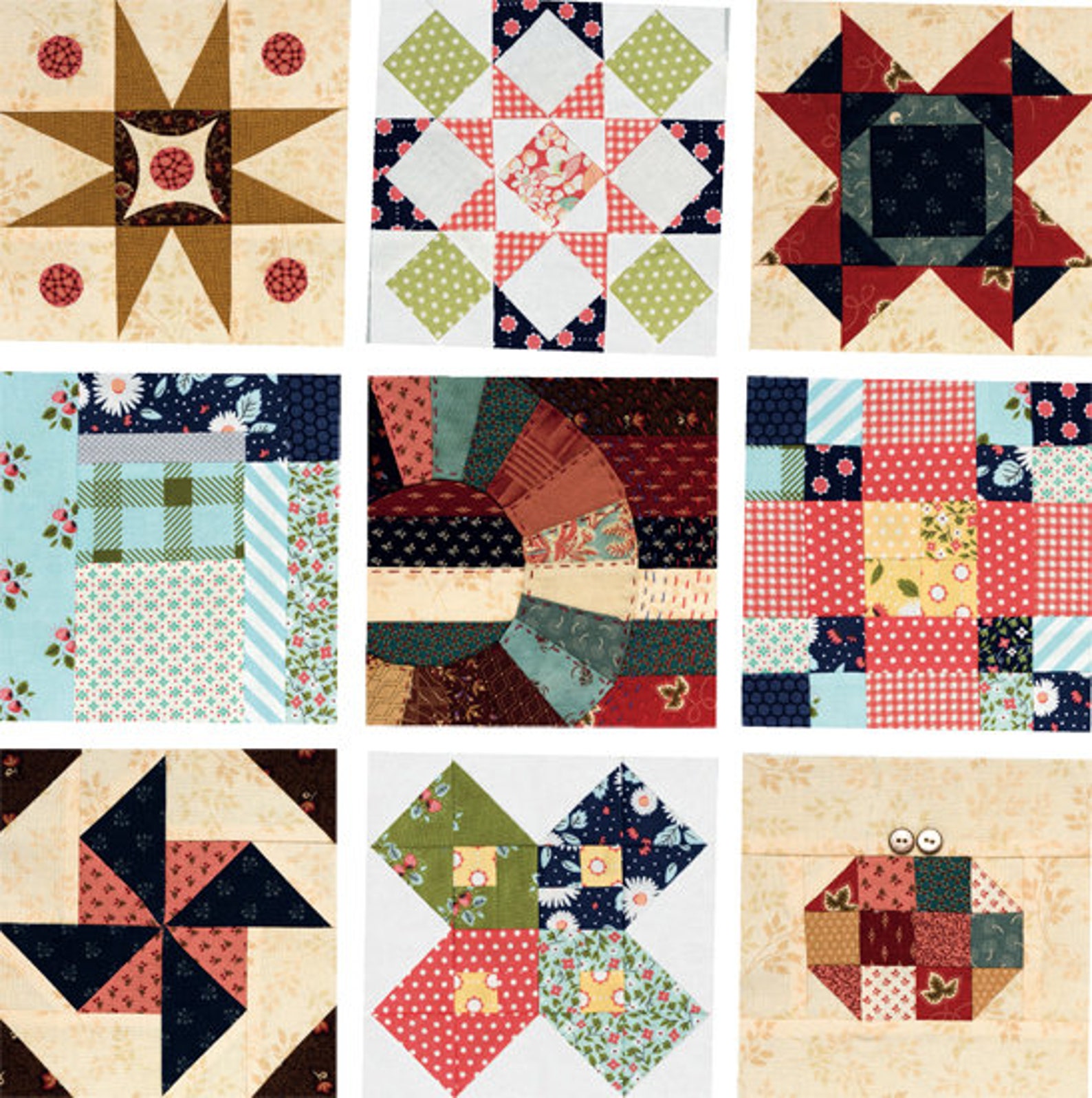 Quilt Book the Splendid Sampler Quilt Patterns Sampler - Etsy