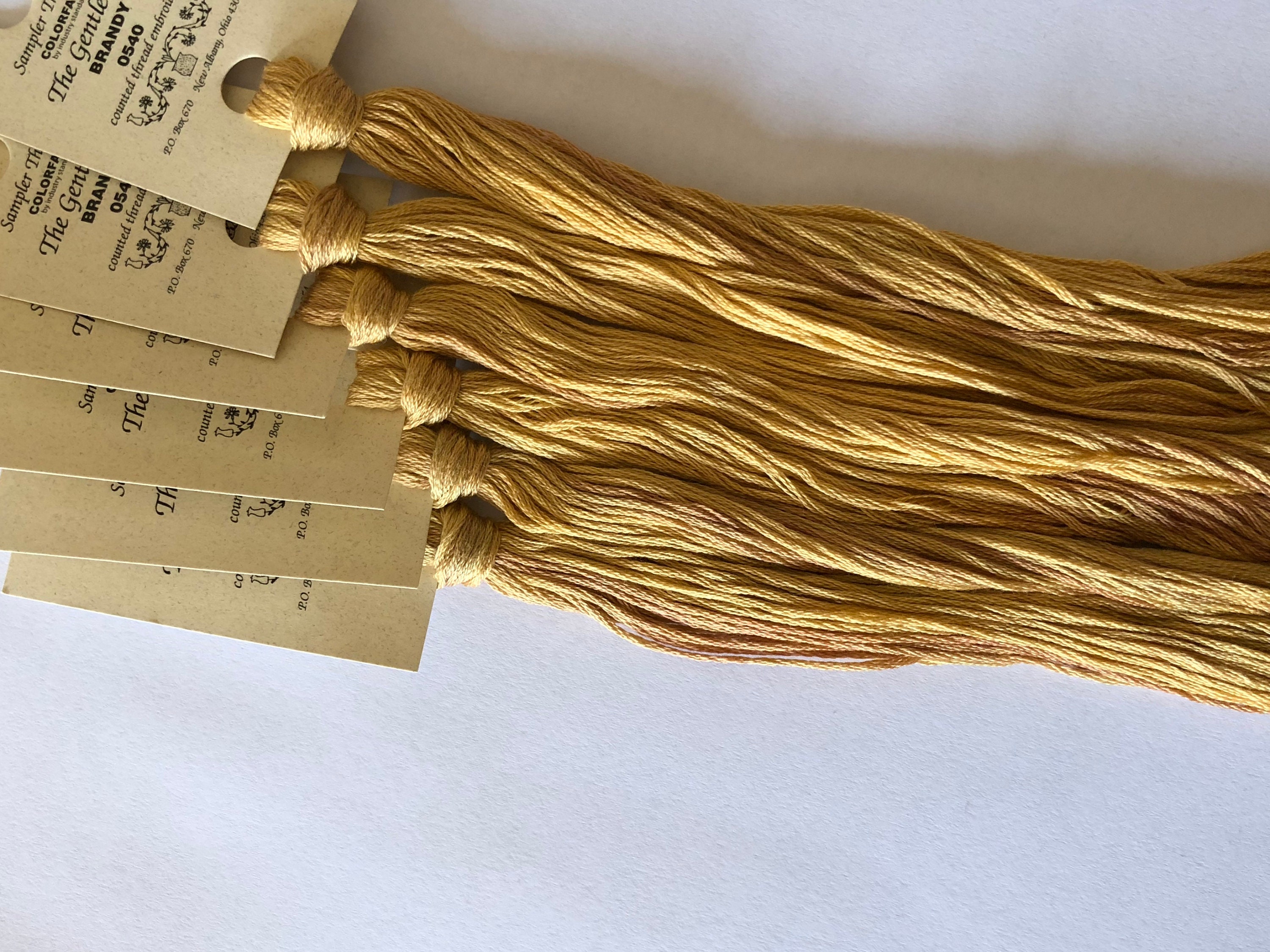 Gentle Art, Sampler Threads, Brandy, #0540, 10 YARD Skein, Embroidery ...