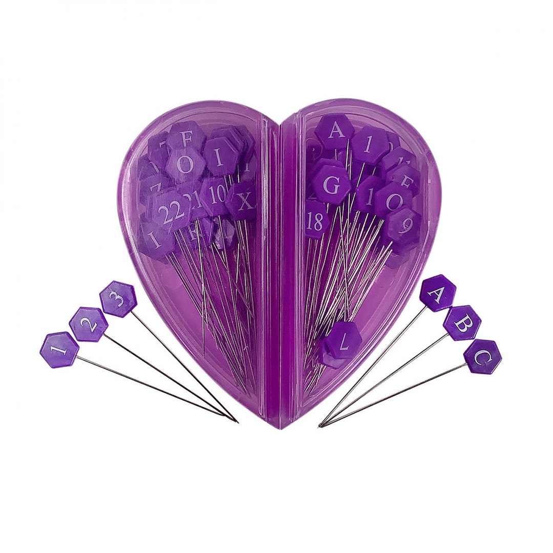 Quilt Pins, Cool Pins, ABC Pins, 1 2 3 Pins, Heat Resistant Marking ...