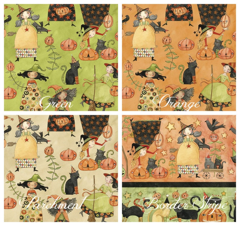 Quilt Fabric, Halloween Whimsy, Halloween Fabric, Pumpkins, Pumpkins ...