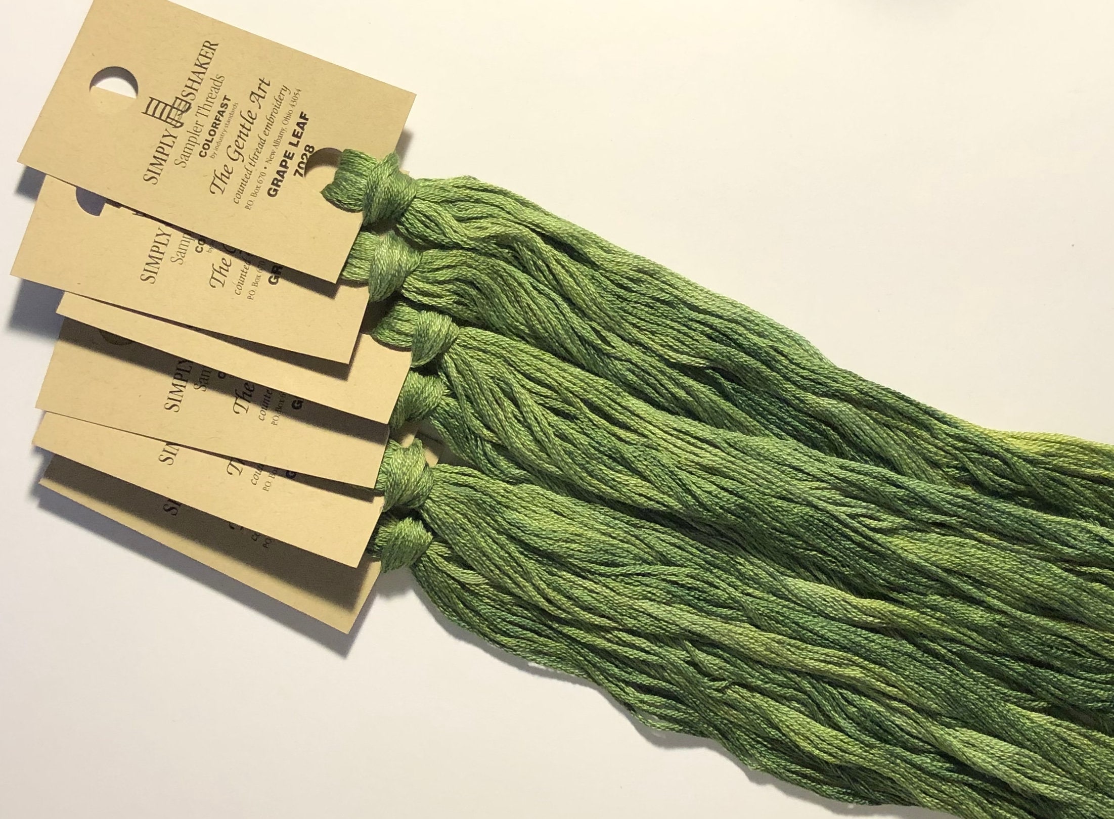 Gentle Art, Sampler Threads, Grape Leaf, #7028, 10 YARD Skein ...