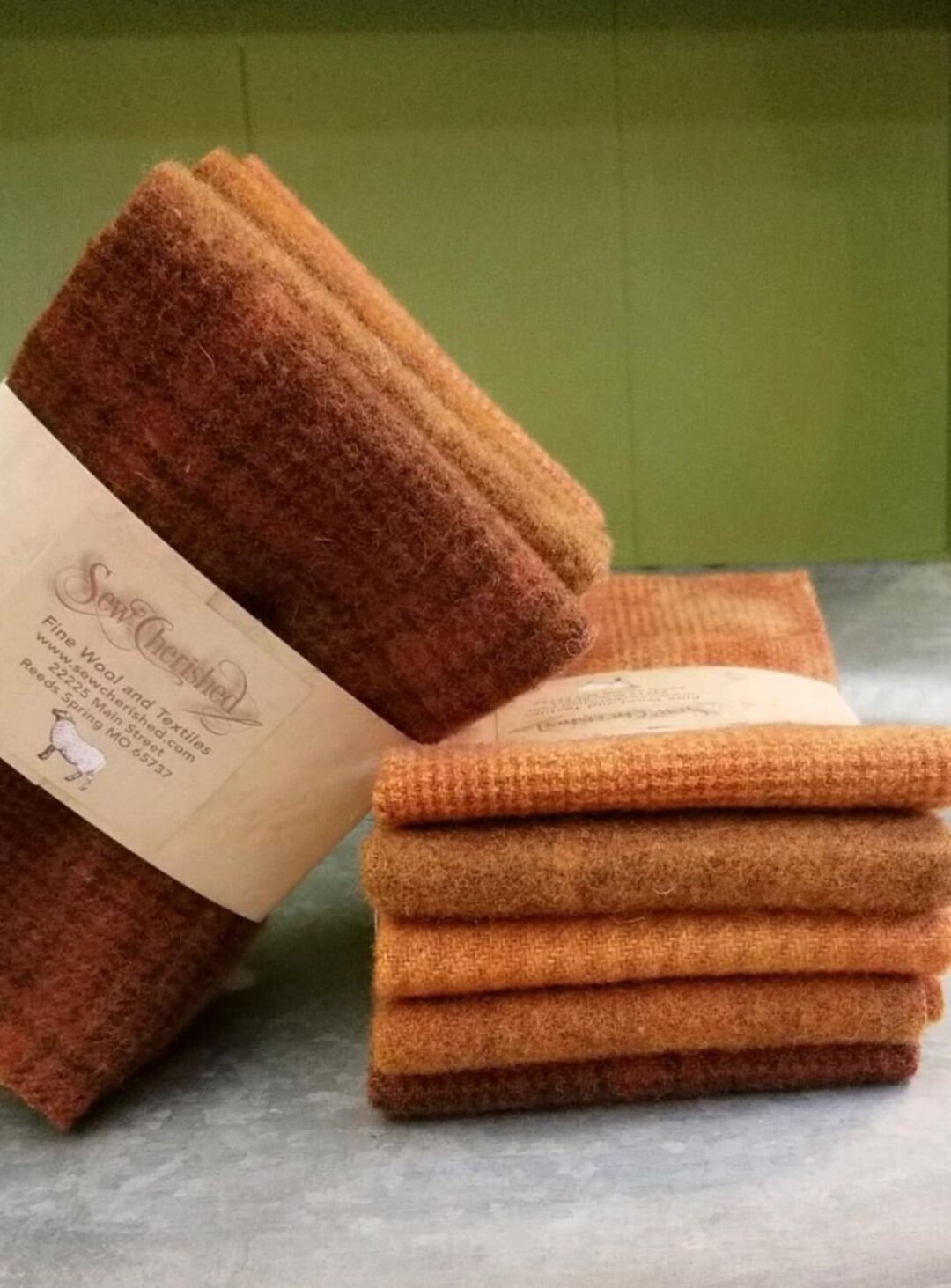 Wool, Shades of Orange, Wool Bundle, Wool Buddies, Felted Wool, Wool ...