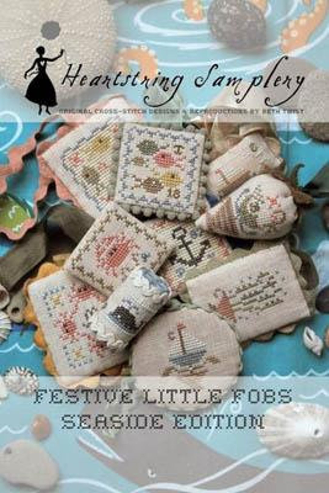 Counted Cross Stitch Pattern, Festive Little Fobs, Seaside Edition ...
