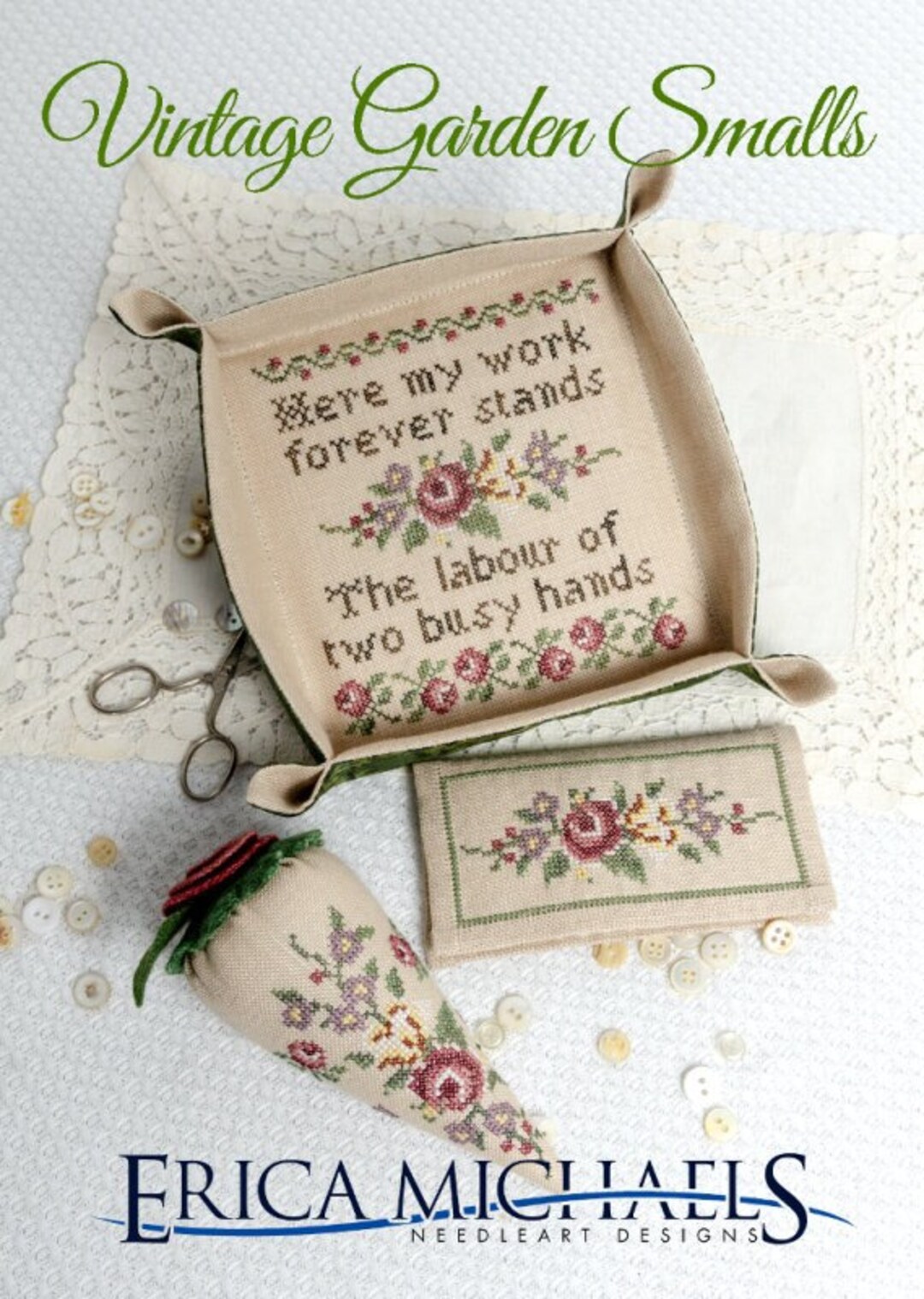 Counted Cross Stitch Pattern, Vintage Garden Smalls, German Inspired ...