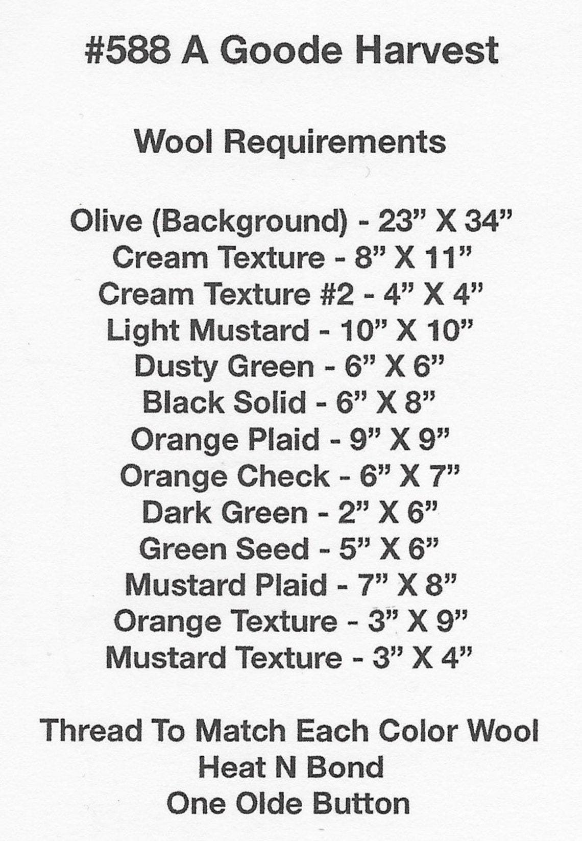 Wool Applique Pattern A Goode Harvest Wool Wallhanging Fall | Etsy