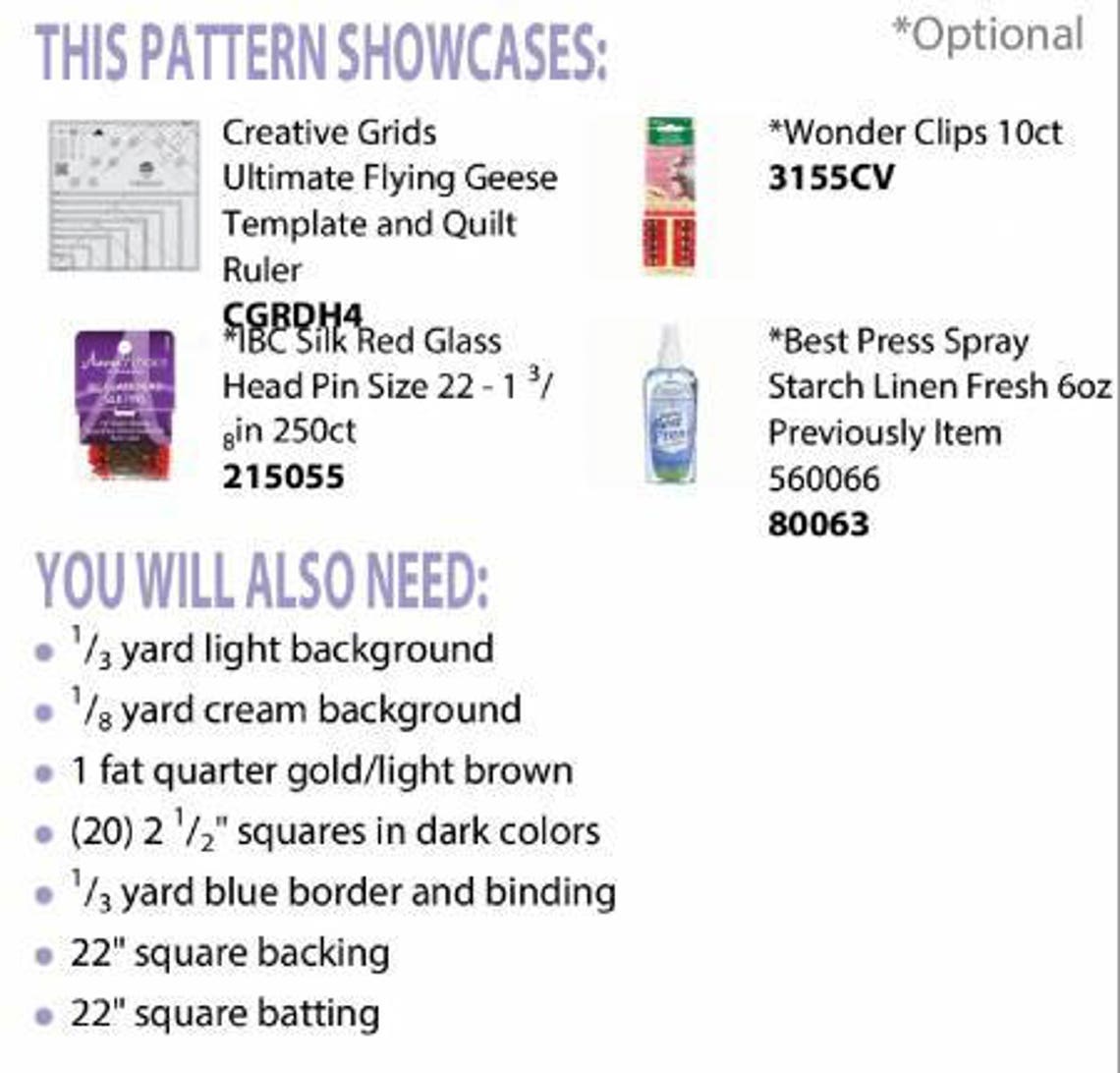 Quilt Ruler Creative Grids Ultimate Flying Geese Acrylic | Etsy